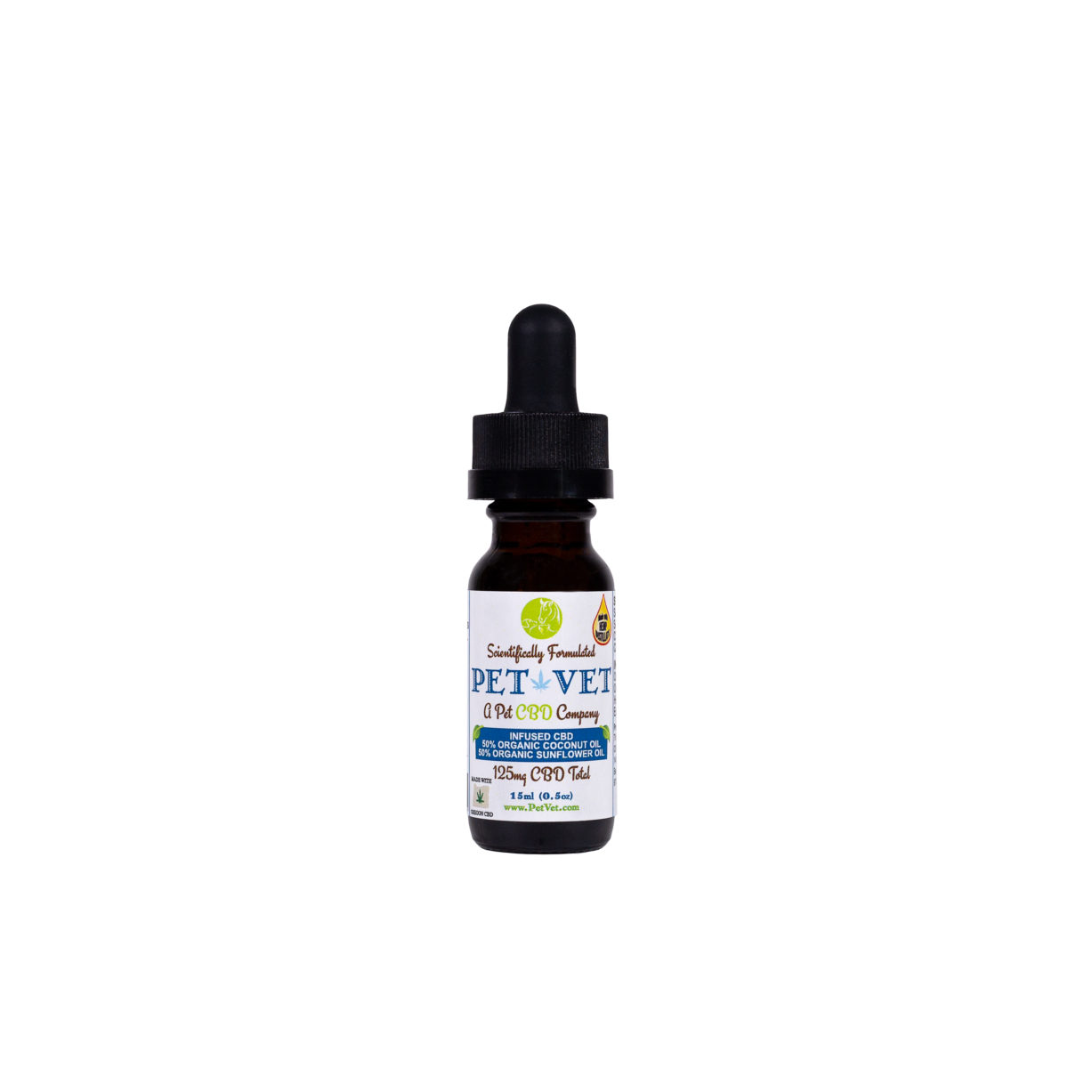 Pet Vet CBD Tincture - 125mg, 250mg, 1000mg - The Canna Company
