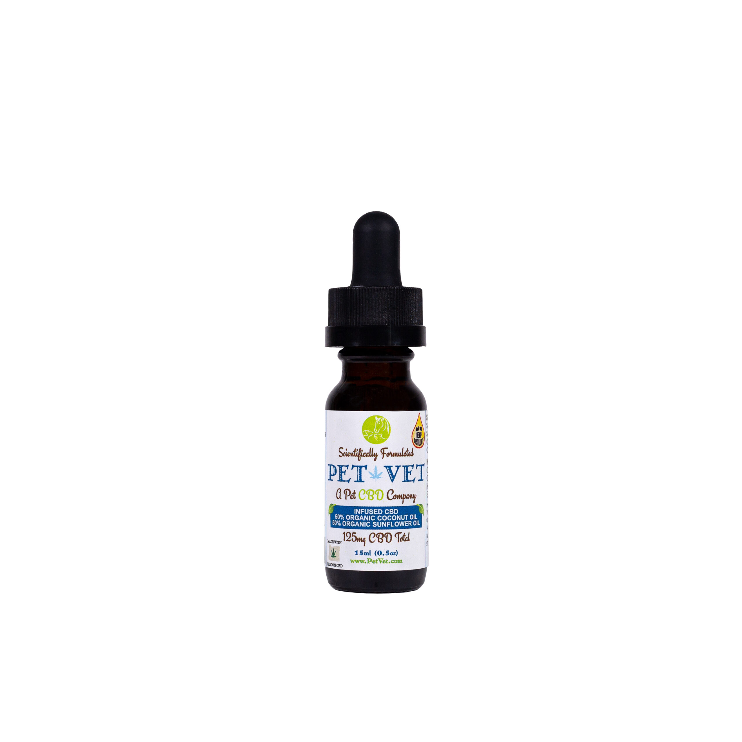 Pet Vet CBD Tincture - 125mg, 250mg, 1000mg - The Canna Company