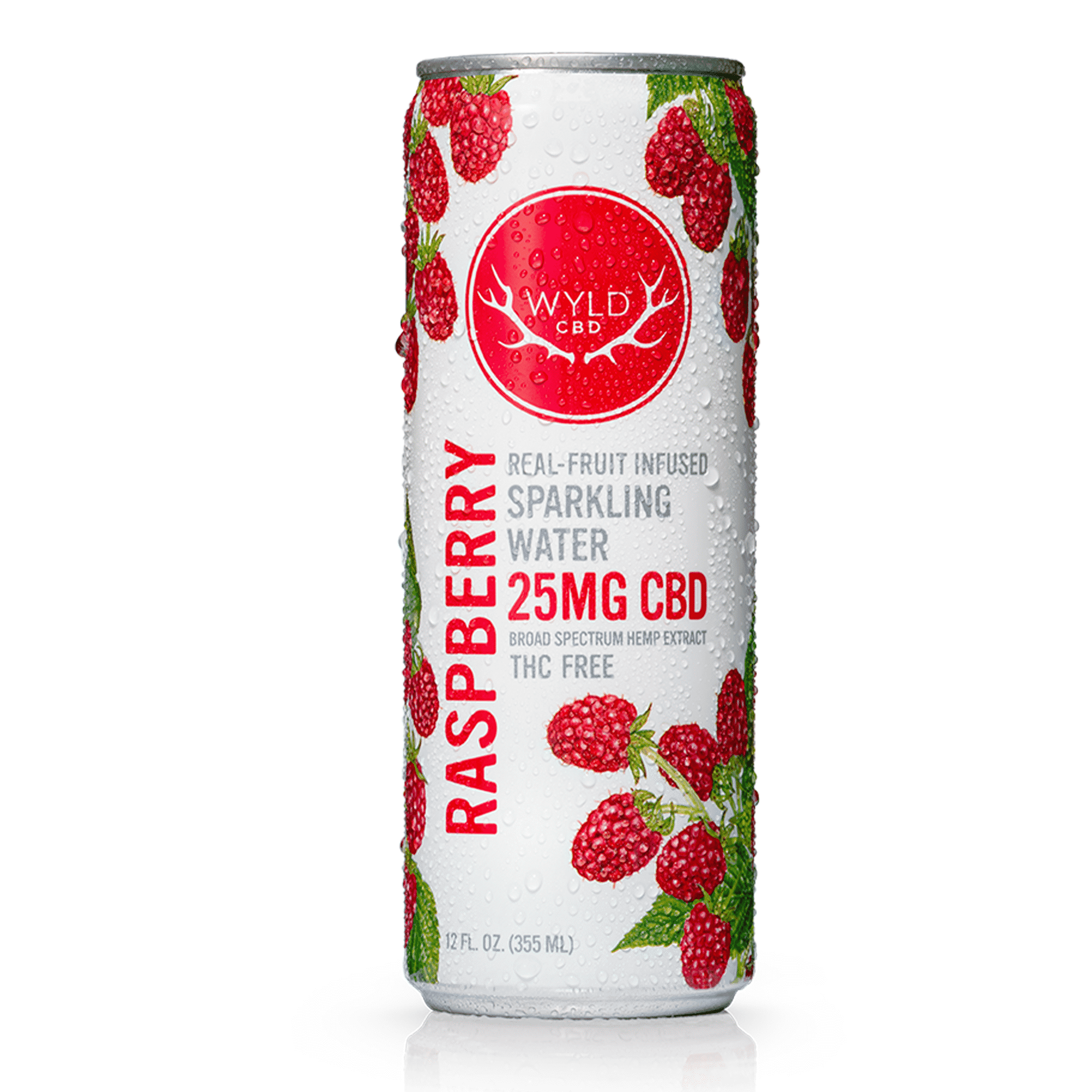 Wyld CBD Raspberry Sparkling Water