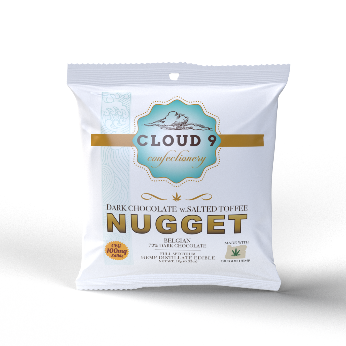 Cloud 9 CBG Dark Chocolate - 100mg CBG - Various Flavors